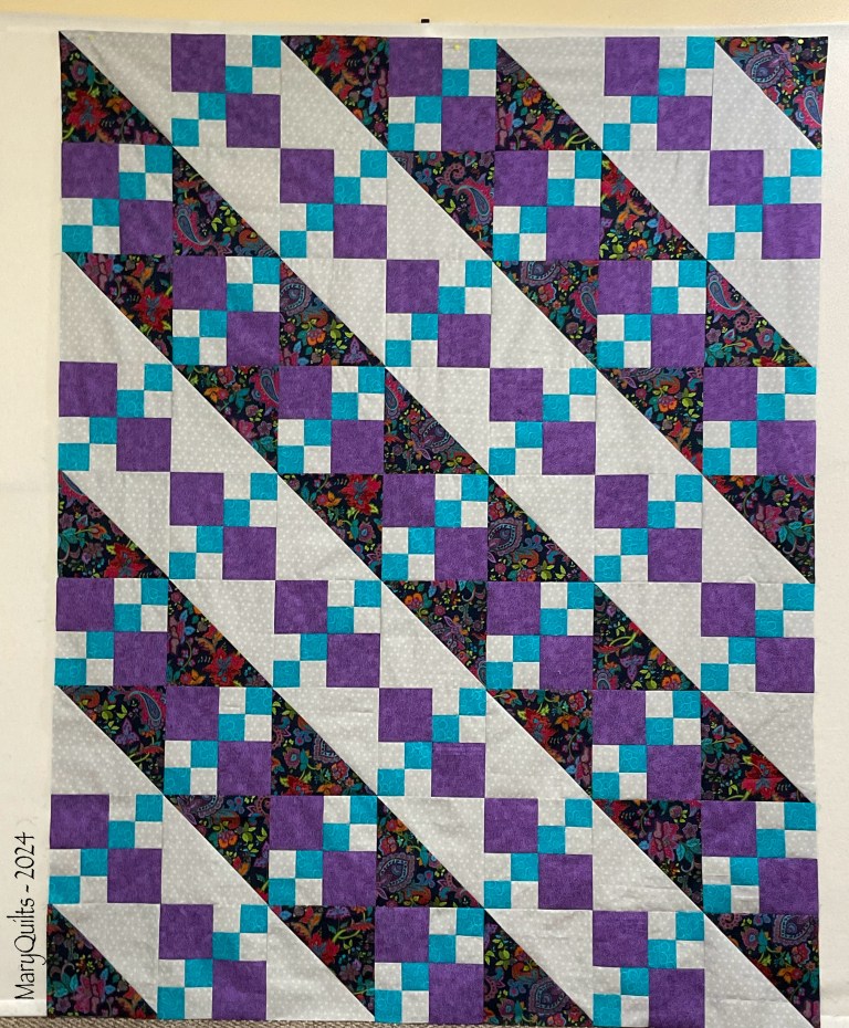 4 Patches on the Diagonal – MaryQuilts.com